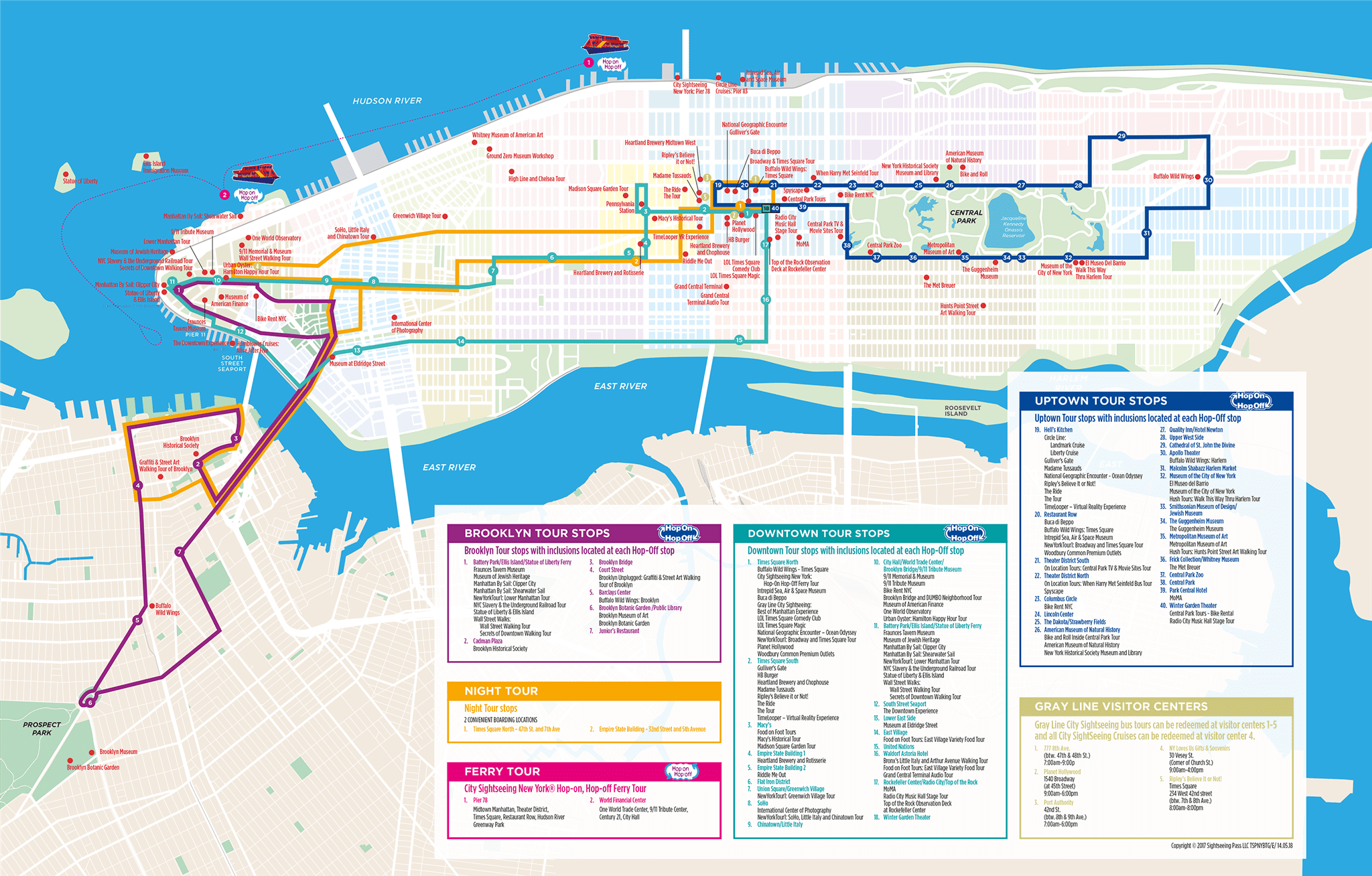 Gray Line Hop on Hop off bus in New York - NewYork.co.uk